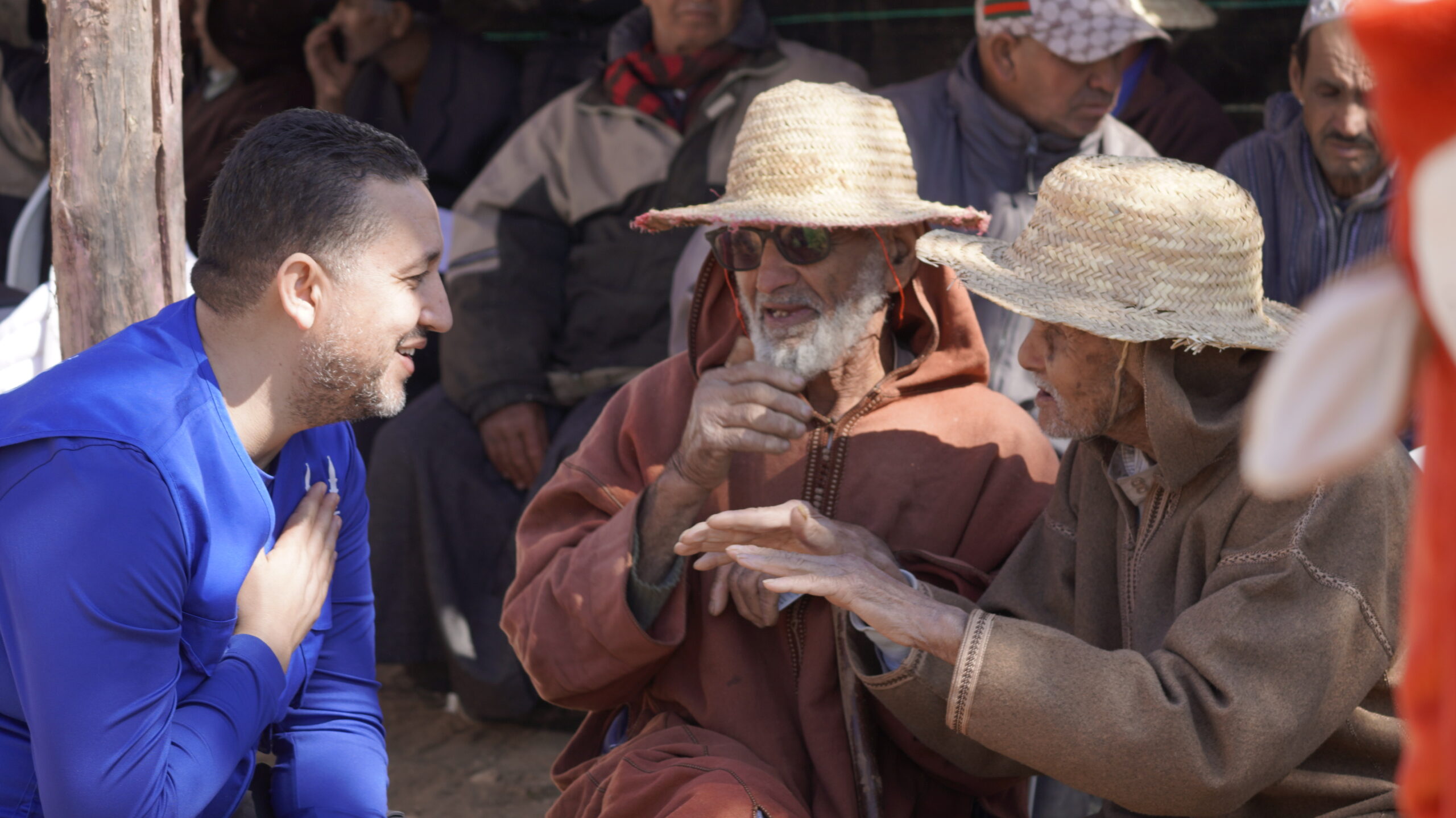 Humanitarian mission in Morocco - Abdel Monem Daymi